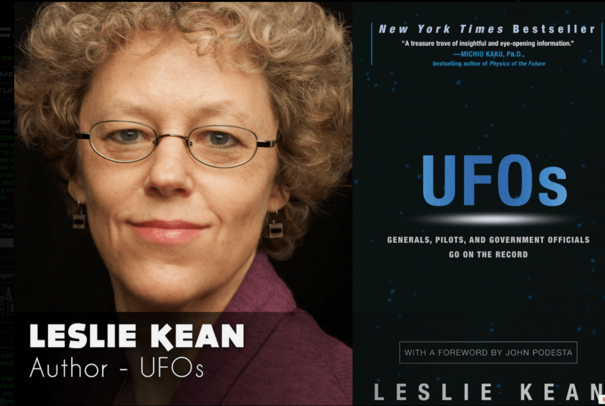 “I don’t think anybody knows where these craft are from.” – Leslie Kean ...